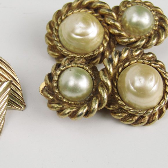 Coro | Jewelry | Vintage Earring Lot 2 Pairs 5s To 80s Coro West ...